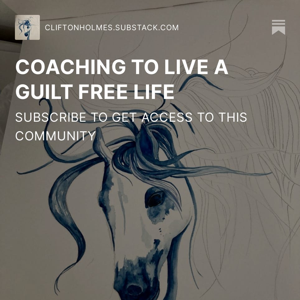 LIVING A GUILT FREE LIFE - by CLIFTON HOLMES