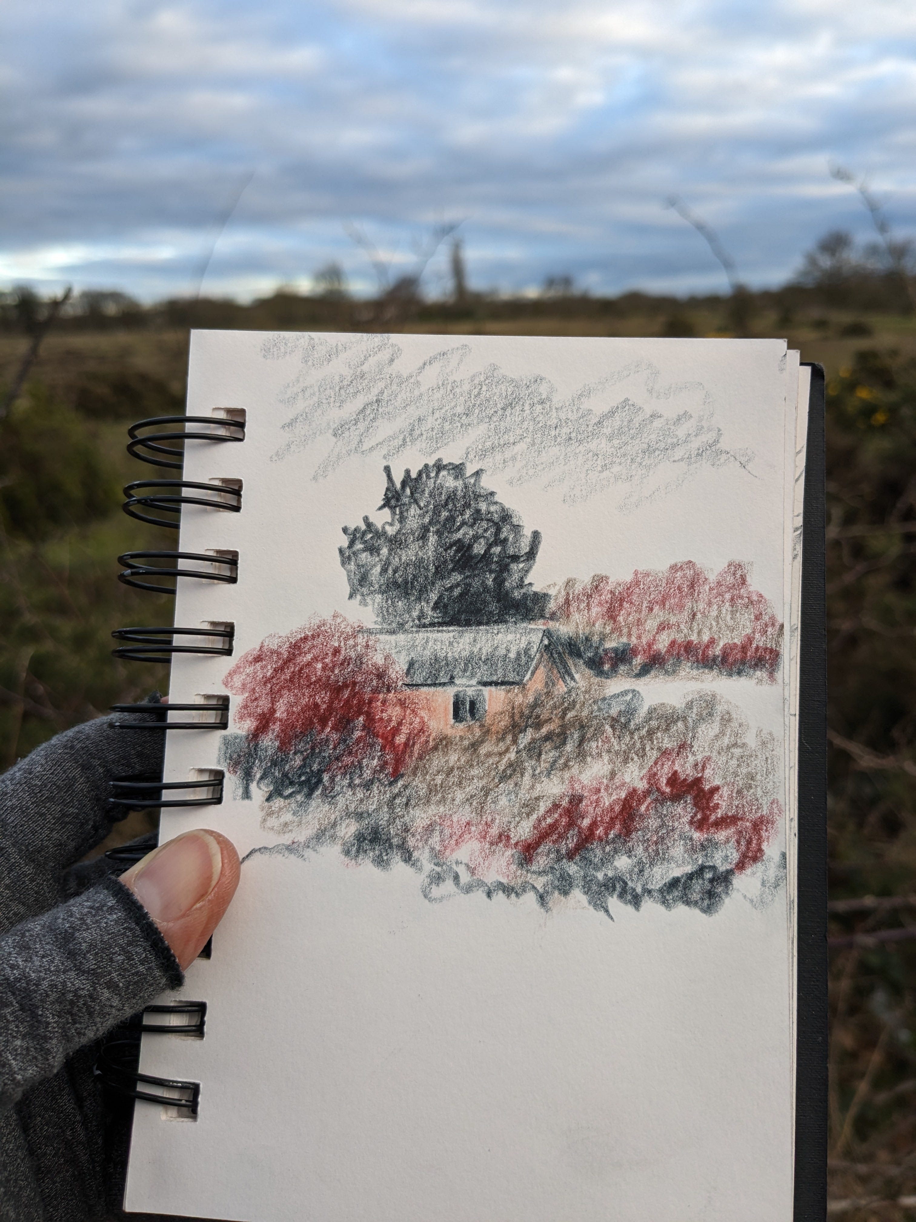 Making your mark - by Deborah Vass - still sketching