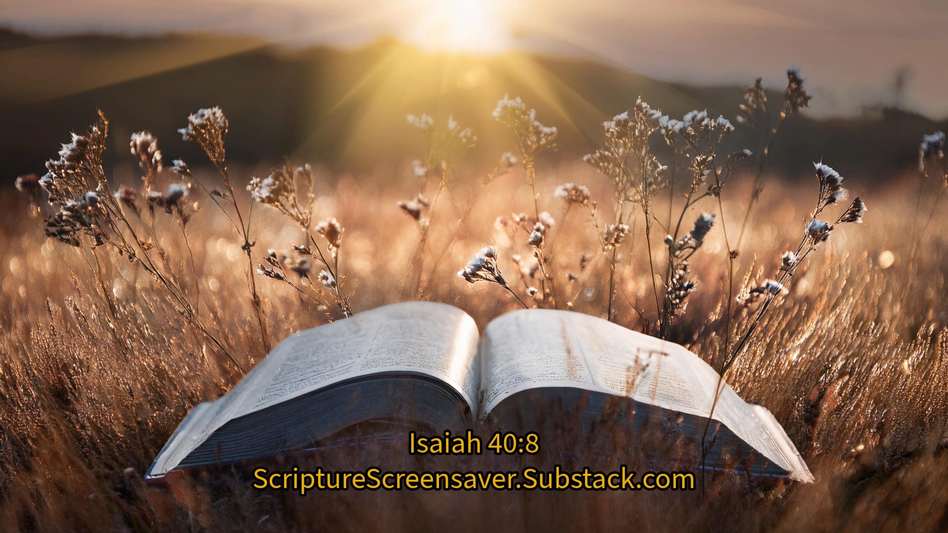 Invest In The Future... - Scripture Screensaver