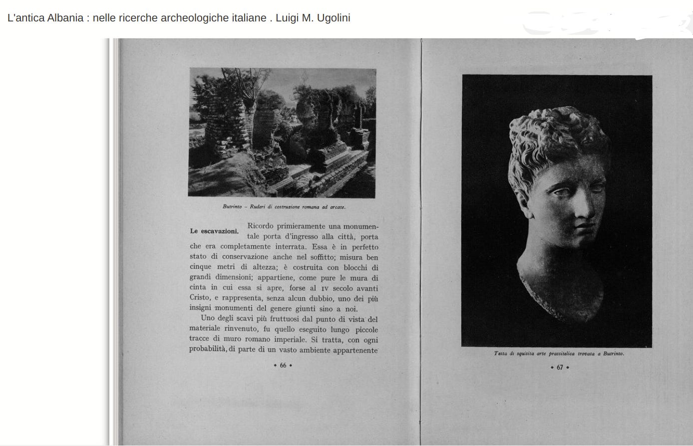 Luigi Ugolini Admits that Epirus is Greek