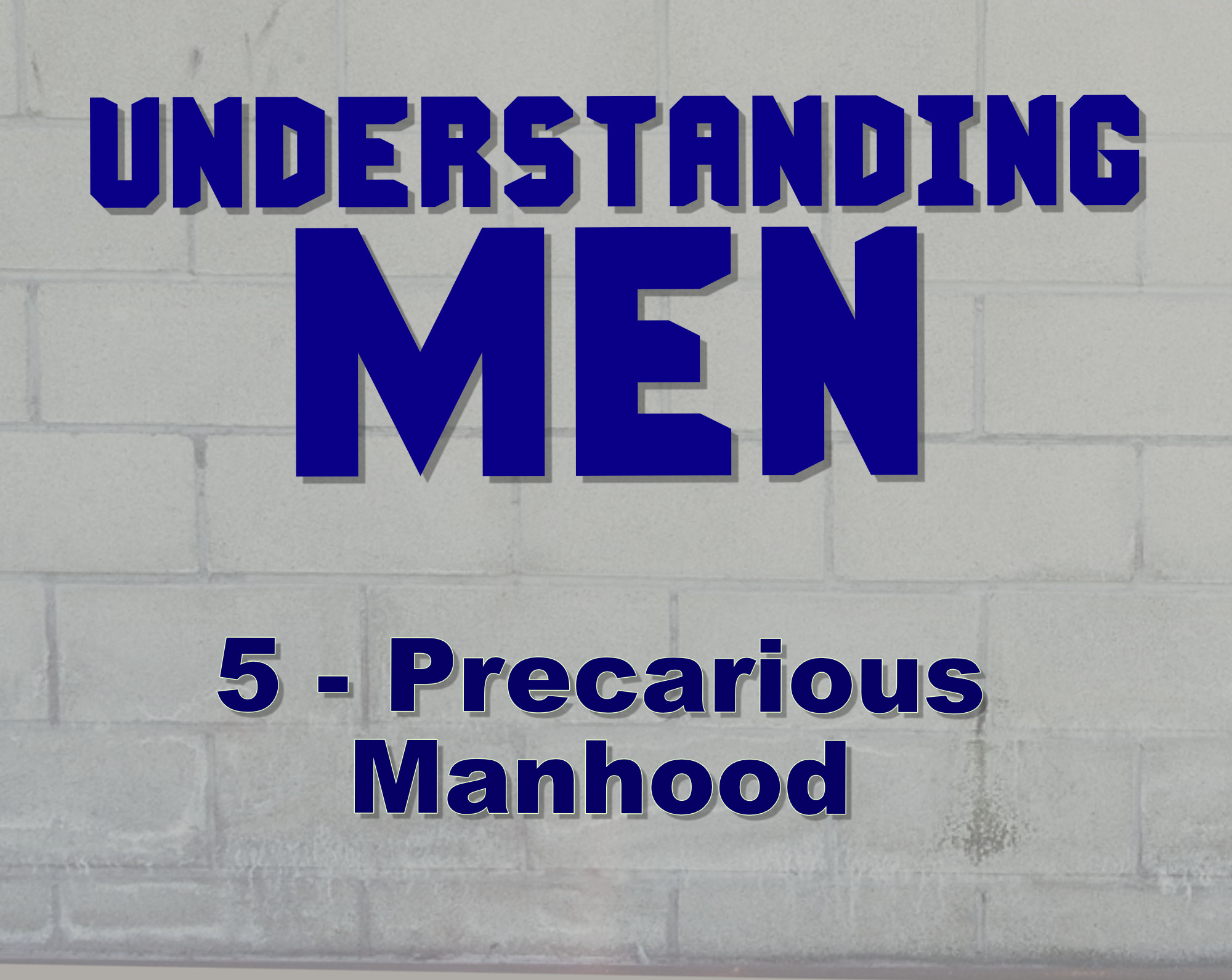 Understanding Men #5: Precarious Manhood - by Tom Golden