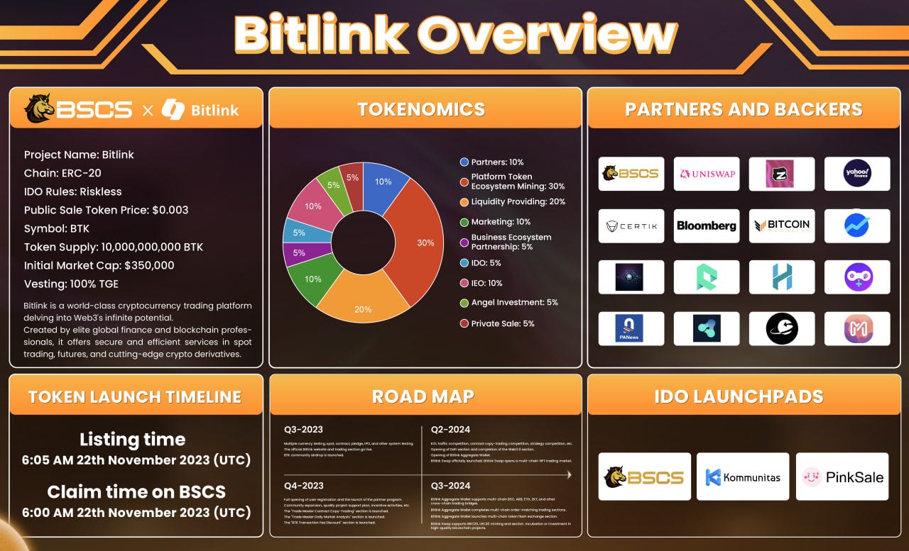 💎 BITLINK PROJECT OVERVIEW💎 - BSCS Newsletter