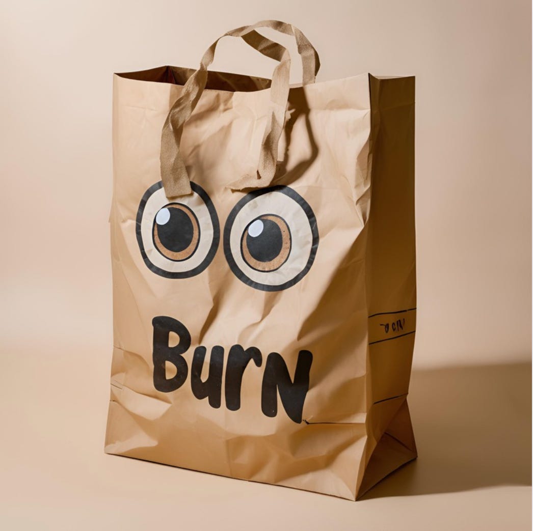Welcome to the Burn Bag - by Anneliese Reinemeyer