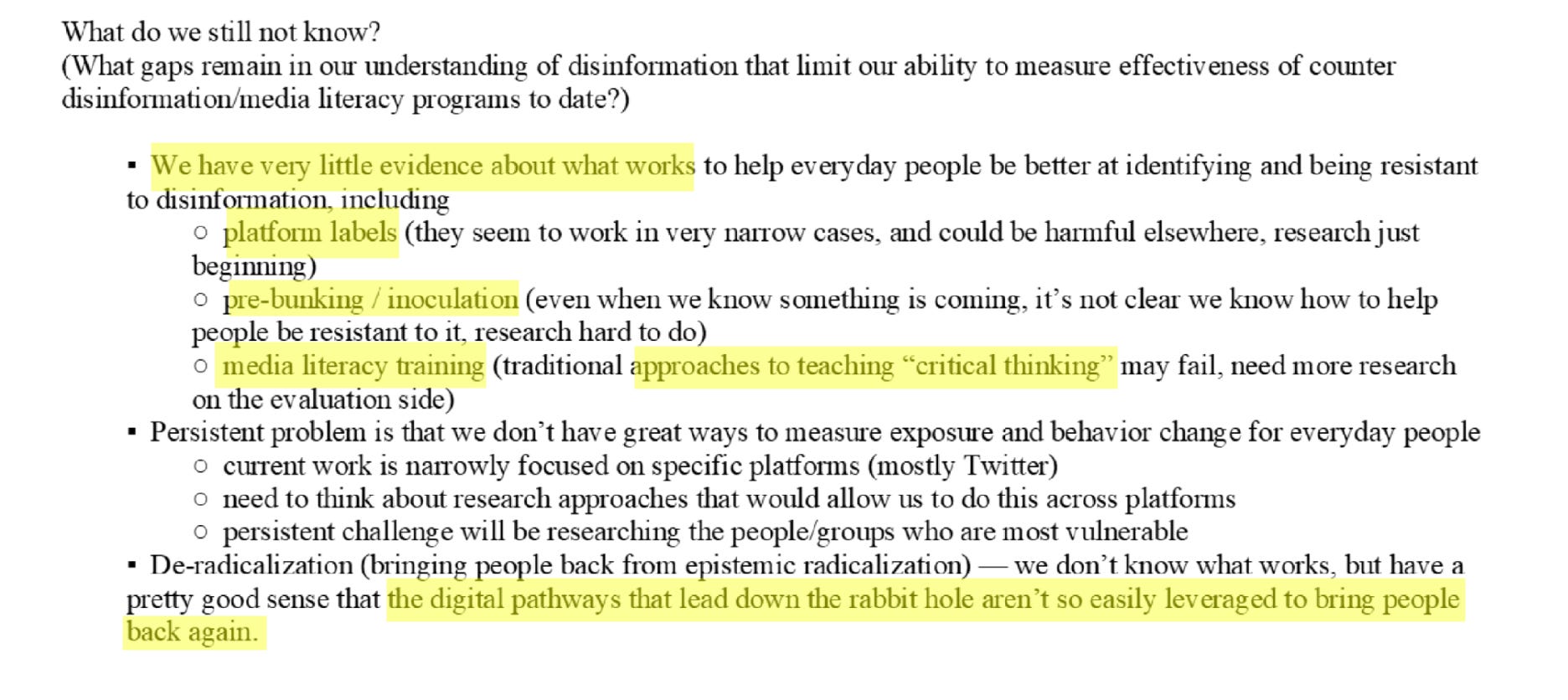 Censorship Files: "We Have Very Little Evidence About What Works"