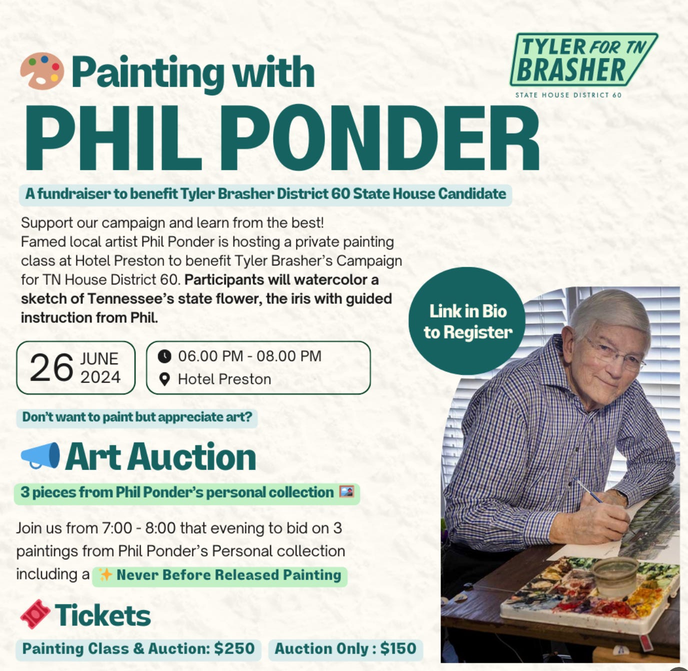 🎨 Paint with Phil Ponder next Wednesday