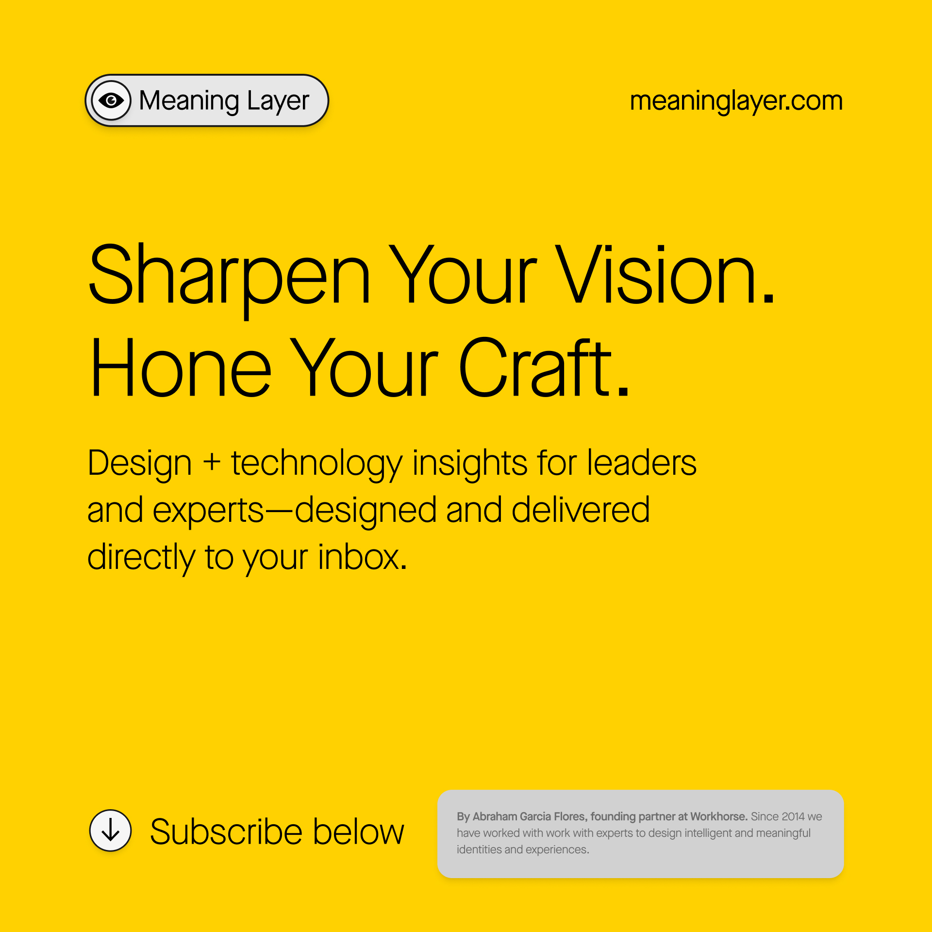 Meaning Layer: Design intelligence and insights—designed, and delivered ...