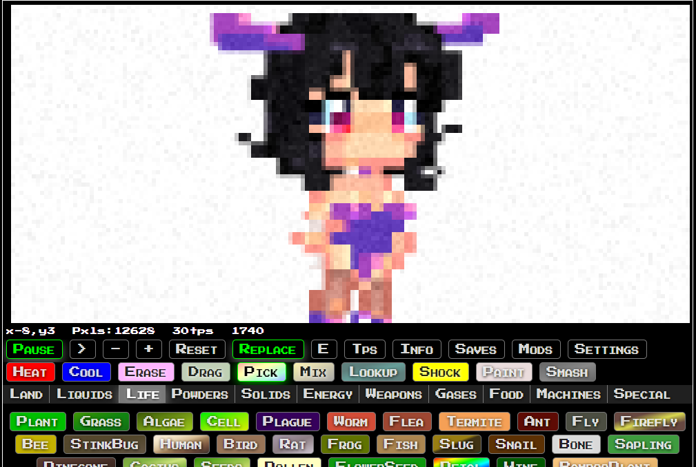 bunny girl pixel art - El Substack de gemayoshida@