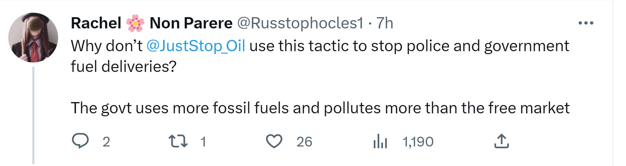 Just stop oil? - by Stuart Wiffin