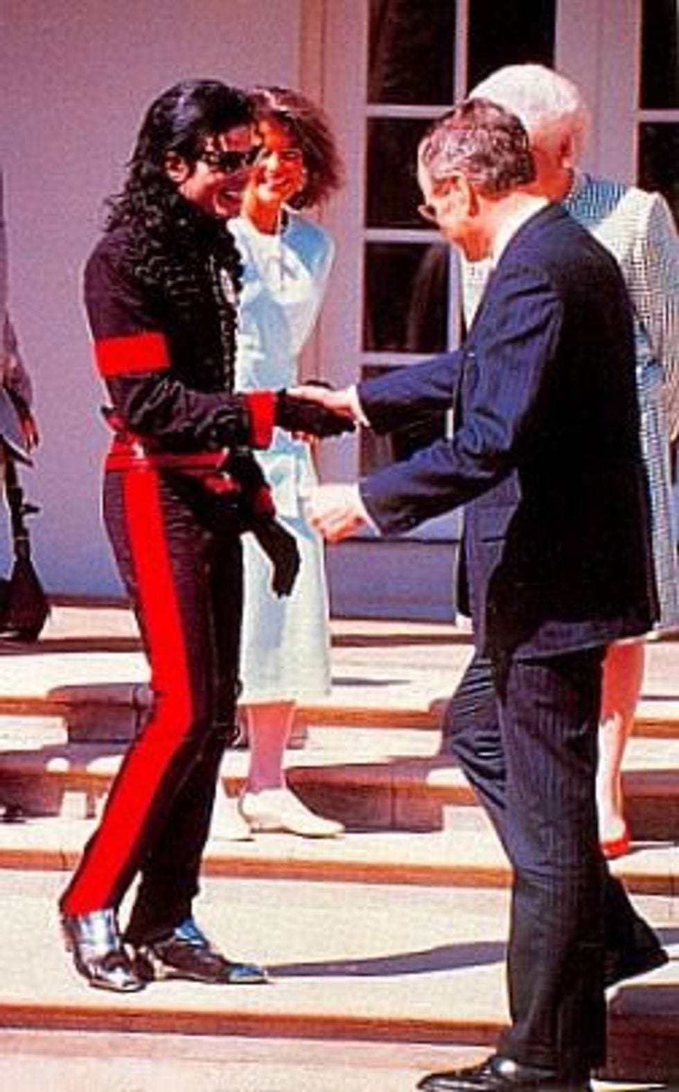 A Children's Treasury of Presidents Posing With Michael Jackson