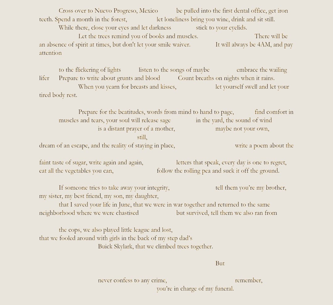 Instructions on Preparing for Prison - by Systemic Dreaming