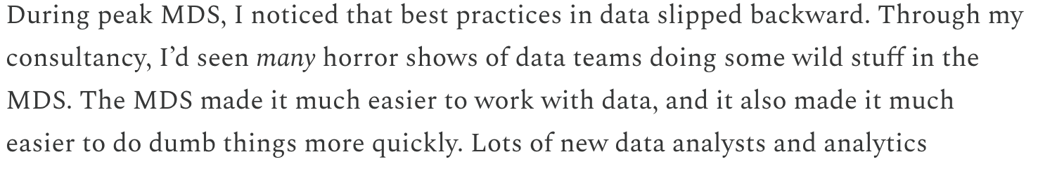 A Brief History of Modern Data Stack