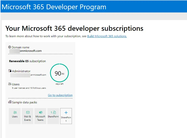 Free M365 Playground / Test Lab for Work or Play