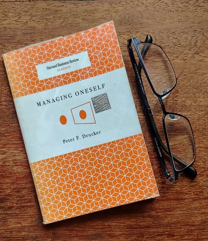 Short Intro to "Managing Oneself" by Peter Drucker