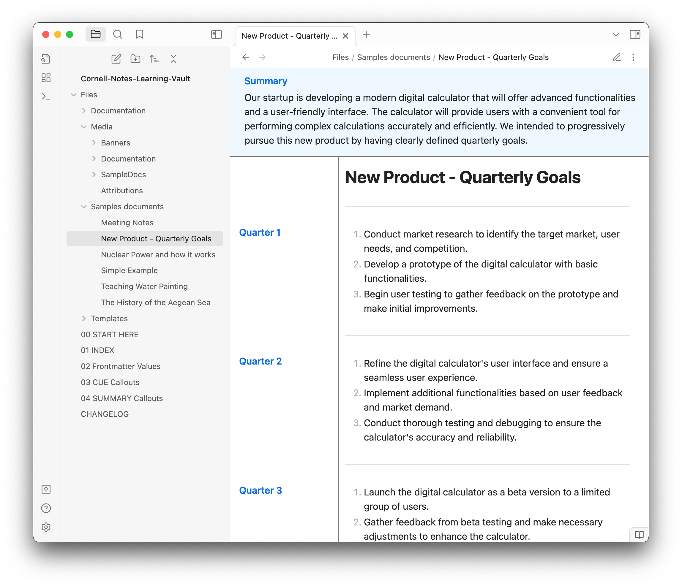 Update 2 to Cornell Notes Learning Vault - by TfT Hacker