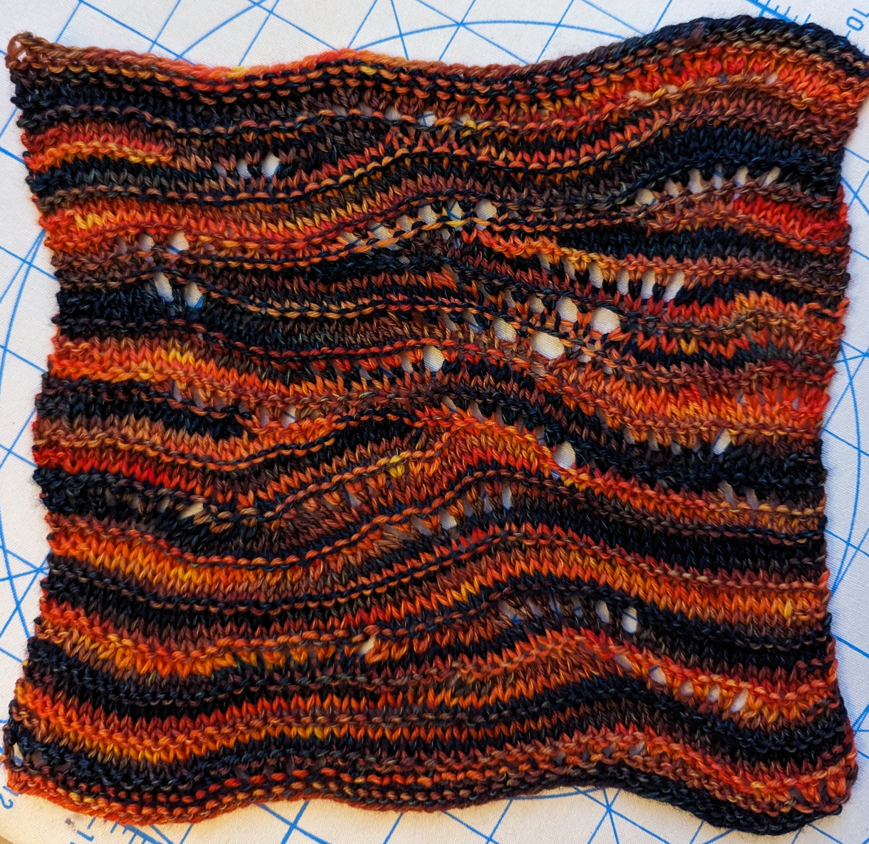 Issue 14, knitting and faux weaving - by Lisa Doherty