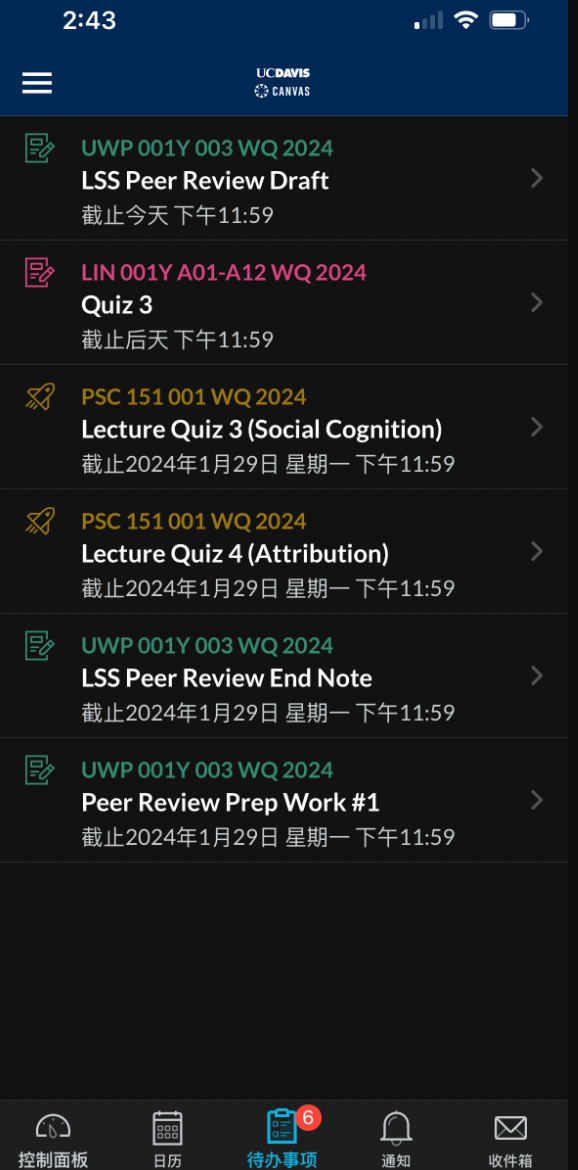 Canvas Homework To Do Lists - by Anran Liu