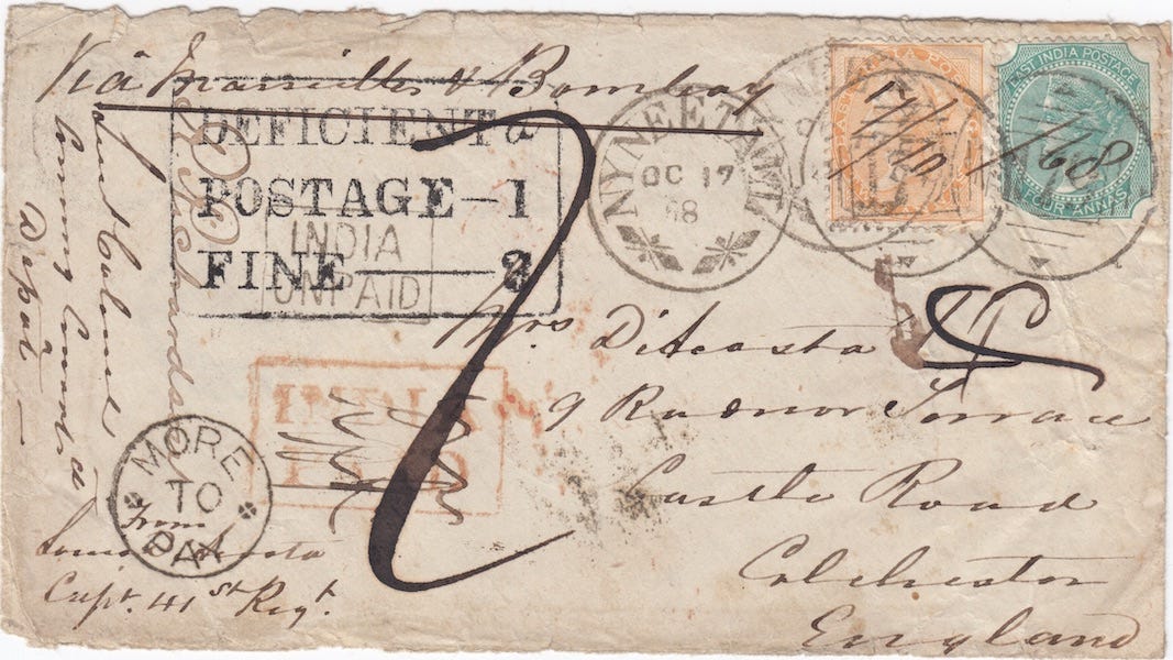 India Army Officers' Letters, 1868-69