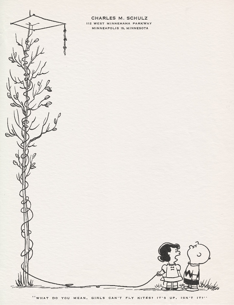 Charles M. Schulz - by Shaun Usher - Letterheady