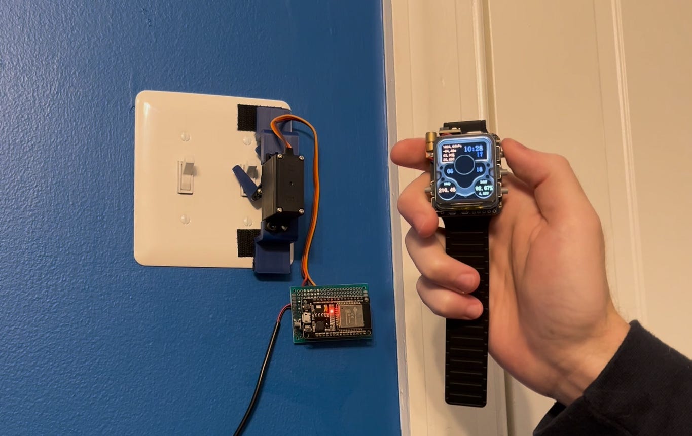 ESP32-Based Wireless Smartwatch | LiDAR Distance Sensor and WiFi Scanning | Gateway : 3 Steps ...