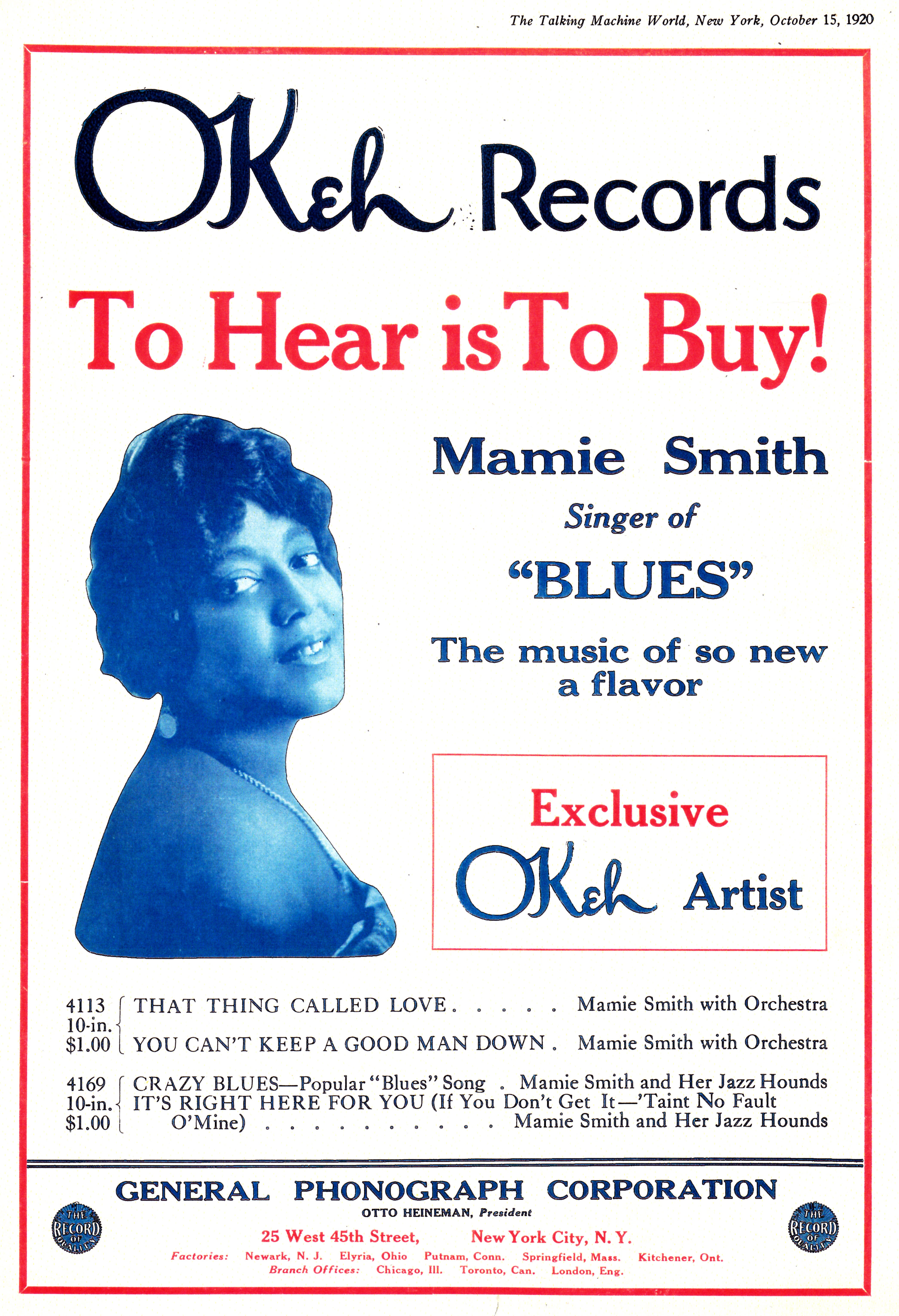 The First Blues Recordings