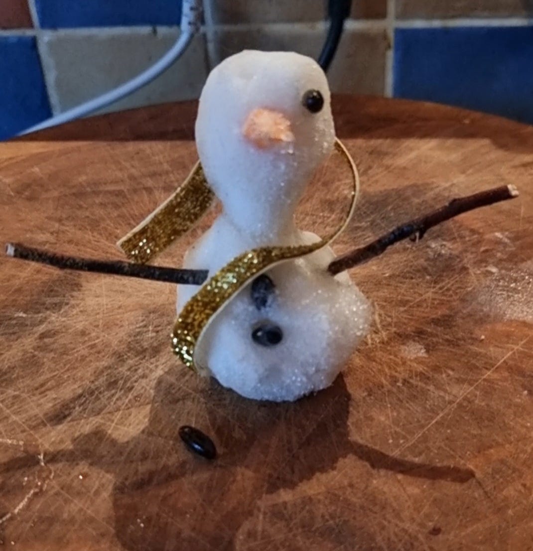 A Snowman in the Freezer - by George Mahood