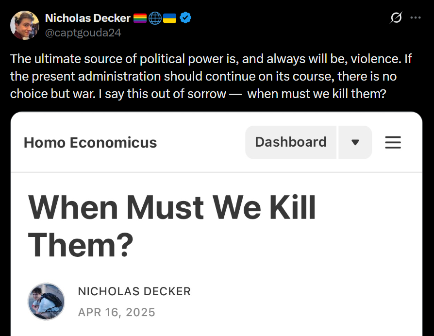 I Stand with Nicholas Decker - by Glenn