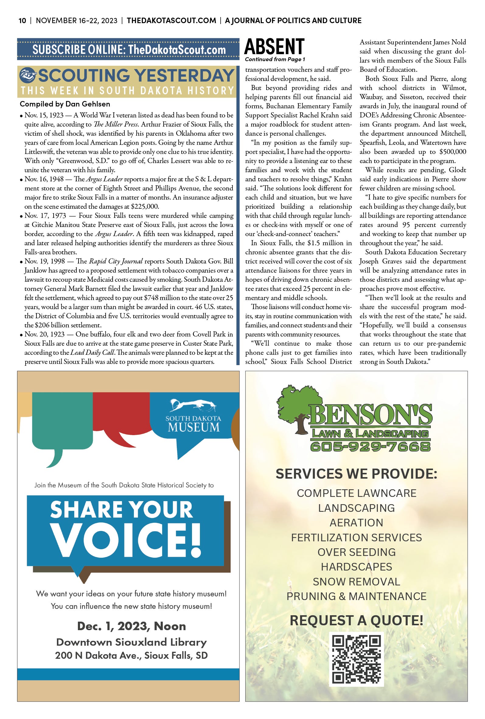 The Dakota Scout E-edition - The Dakota Scout