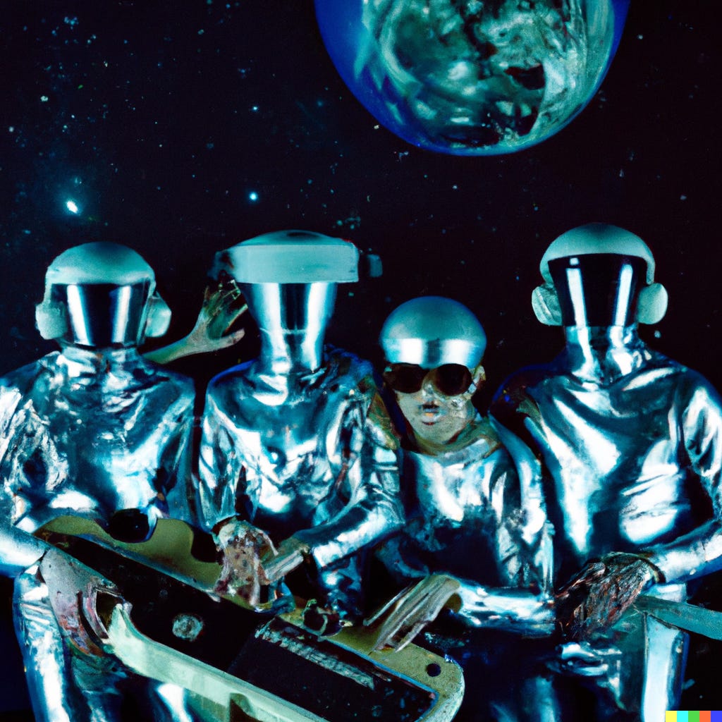 We're coming down from outer space - by Paul Finan