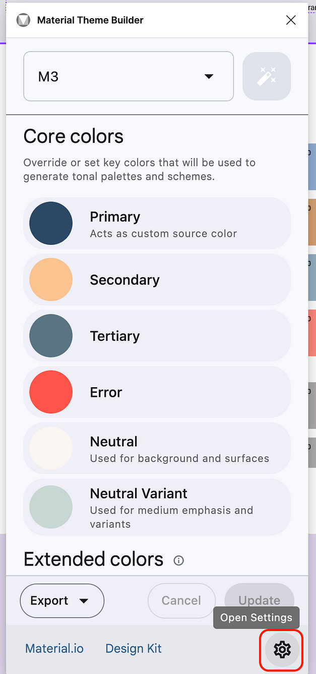 How to create a custom Material Design theme and use it in Figma