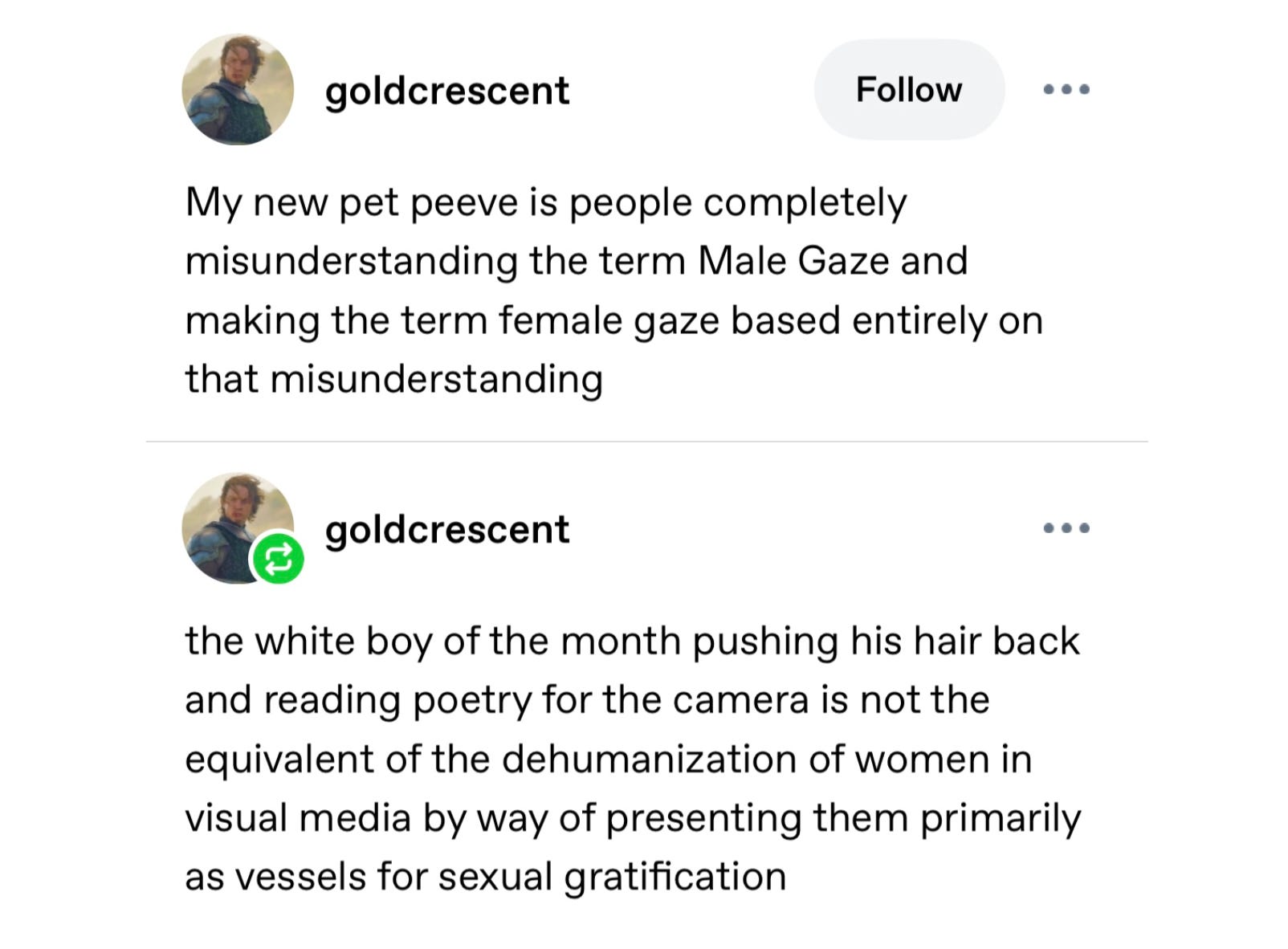 Why The Female Gaze Does Not Exist - by cricket guest