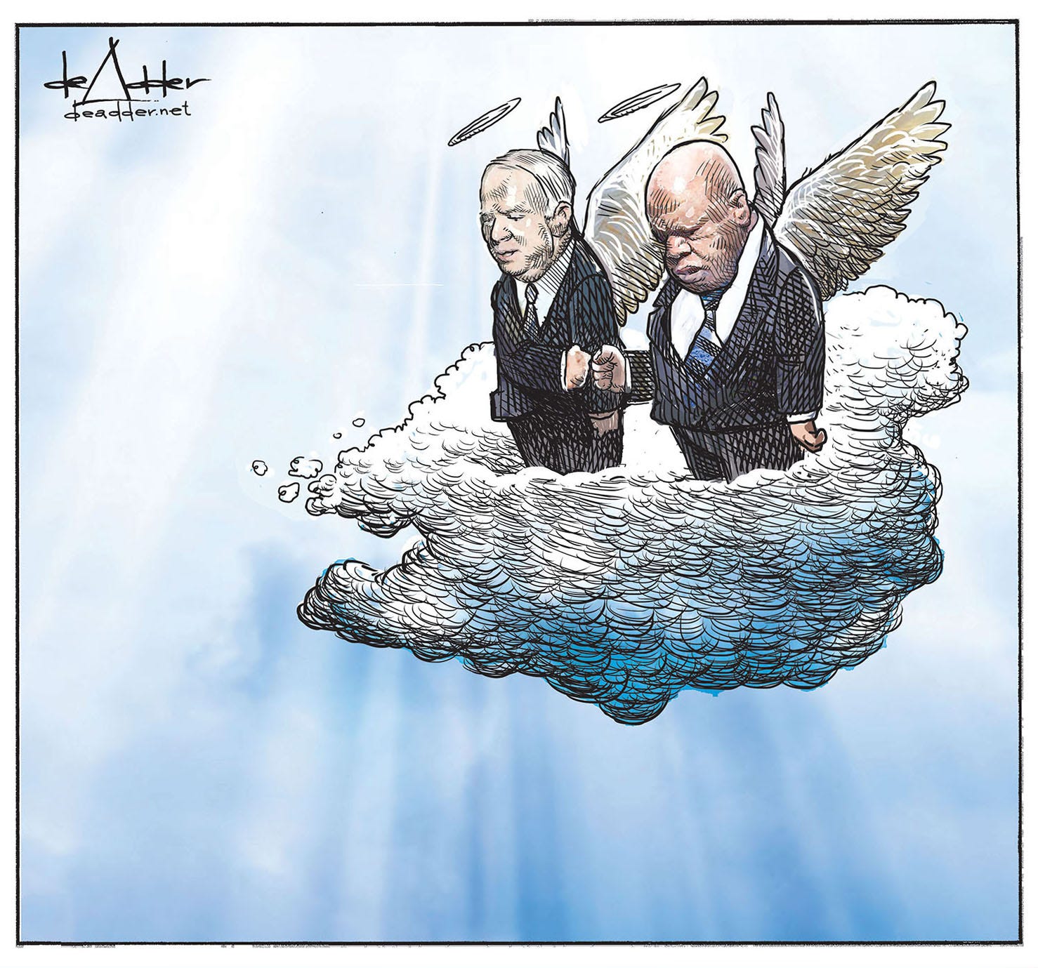 THE deEP STATE : The political artwork of Michael de Adder | Substack