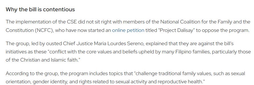 SB1979 Adolescent Pregnancy Prevention Bill in the Philippines Draws ...