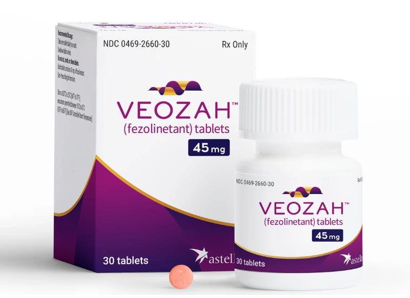 Fezolinetant, the new drug for hot flashes, gets approved by the FDA