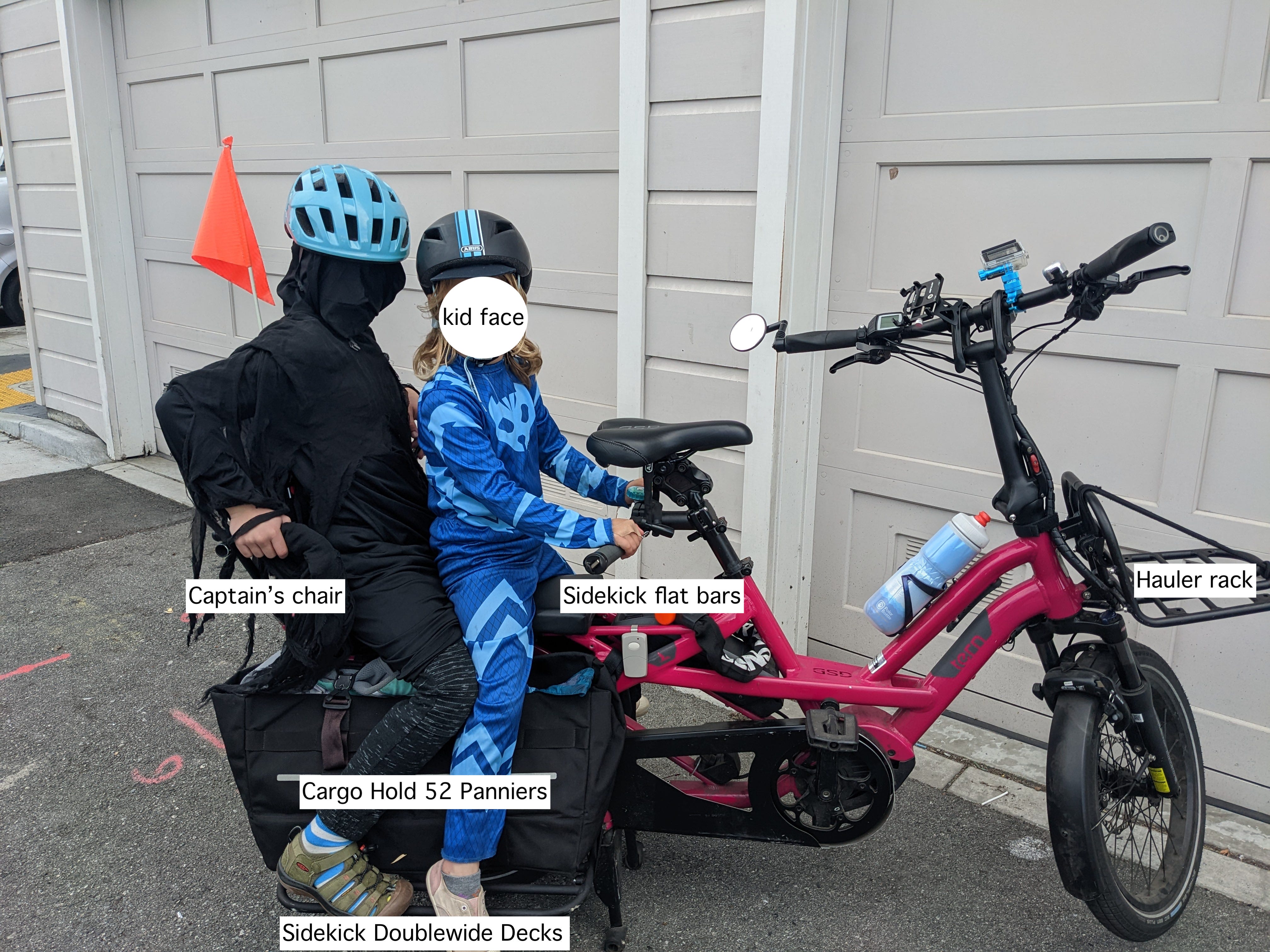 My 2-wheel mini-van - by Claire Gunter - Claire-ifications