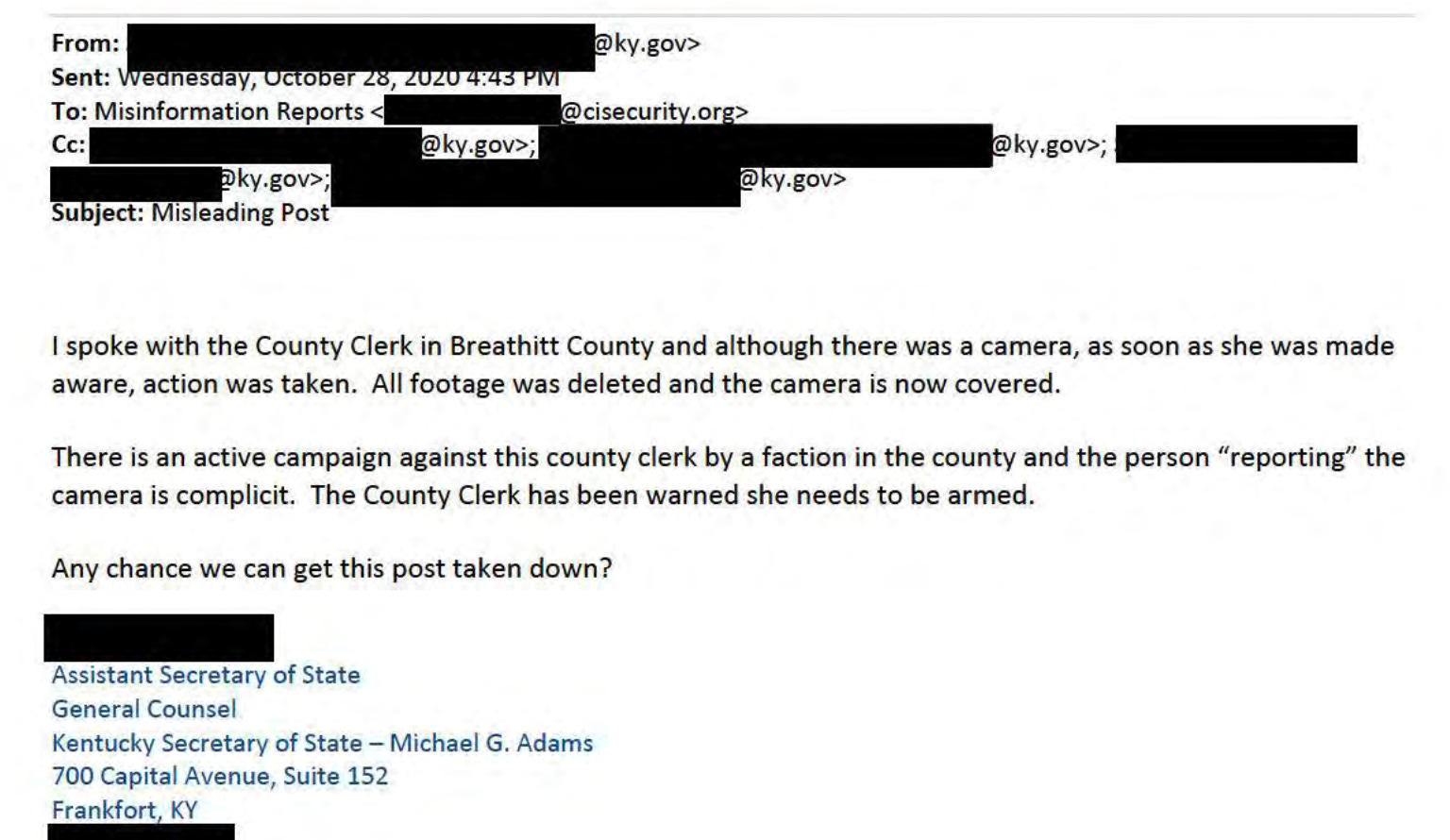 US Government Officials Sought To Censor Narratives and Interfere In ...