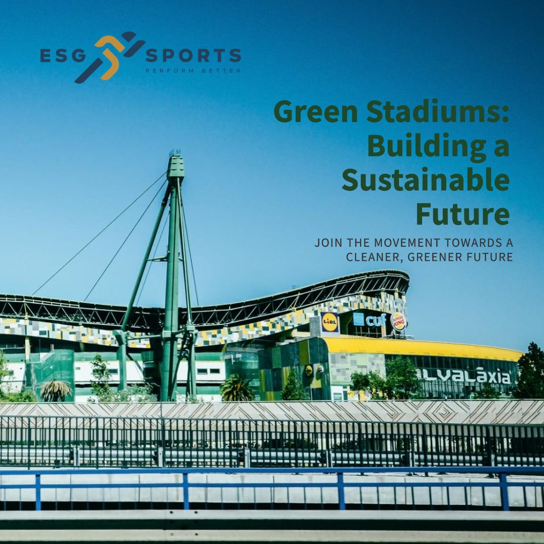 Sustainable Infrastructure: The Role of Green Stadiums and Sporting ...