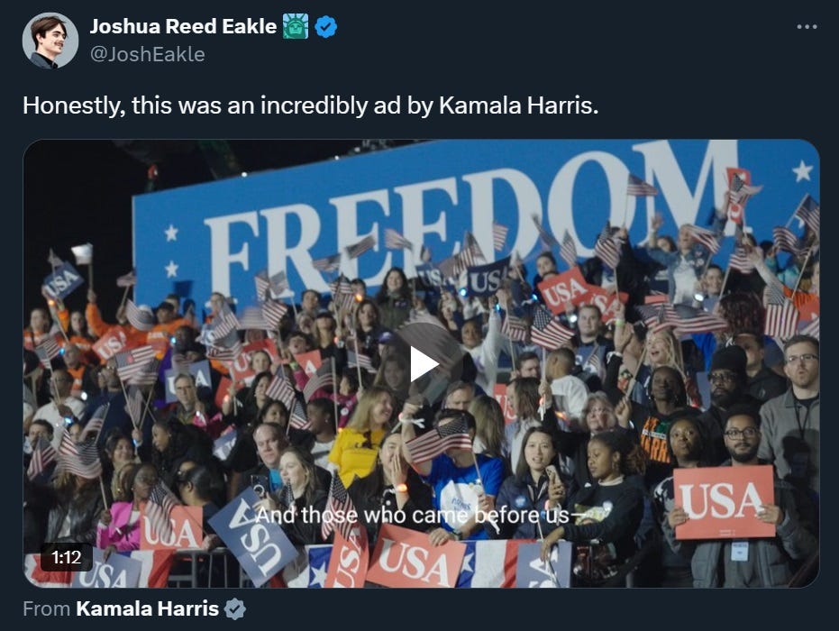 Four reasons not to vote for Trump, and four reasons to vote for Harris