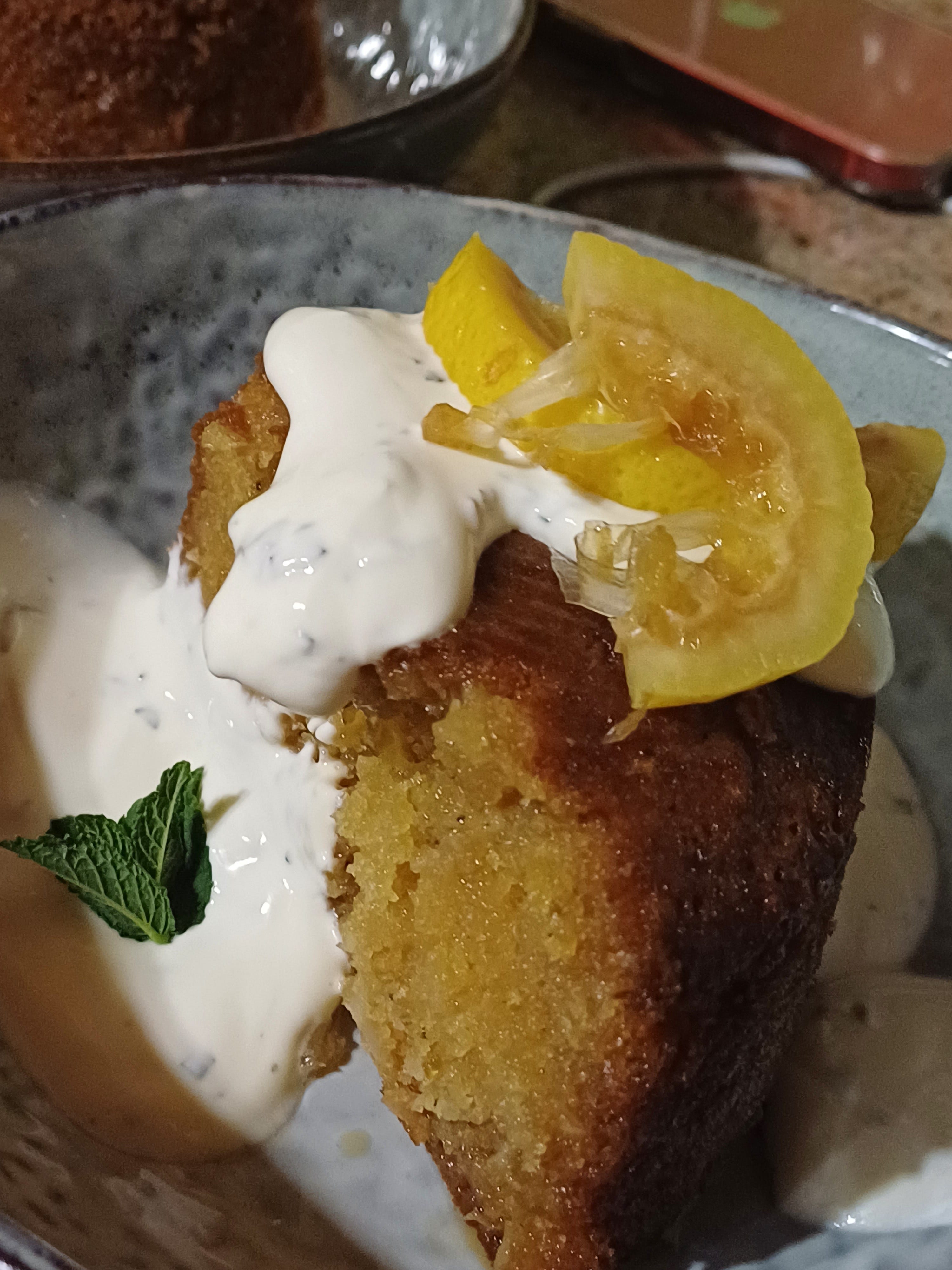 Greek Coconut and Lemon Cake - by stashzero