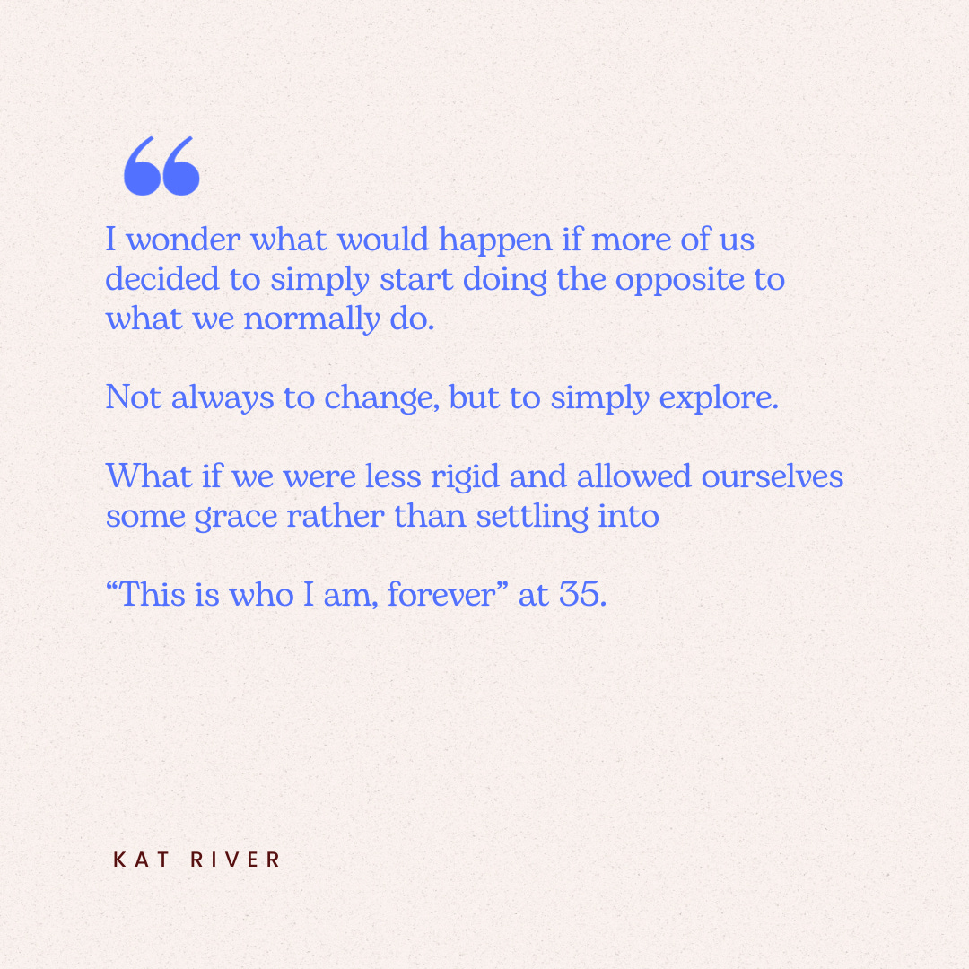Hello, I'm bored of myself - by Kat River