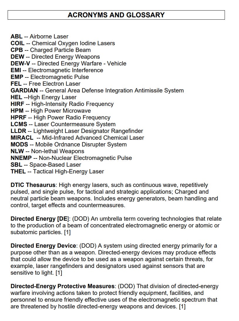 Directed-Energy Weapons - by OUTRAGED HUMAN
