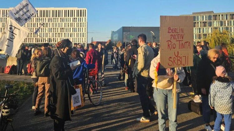 Berlin Activists Protest Rio Tinto - by Ana Vračar