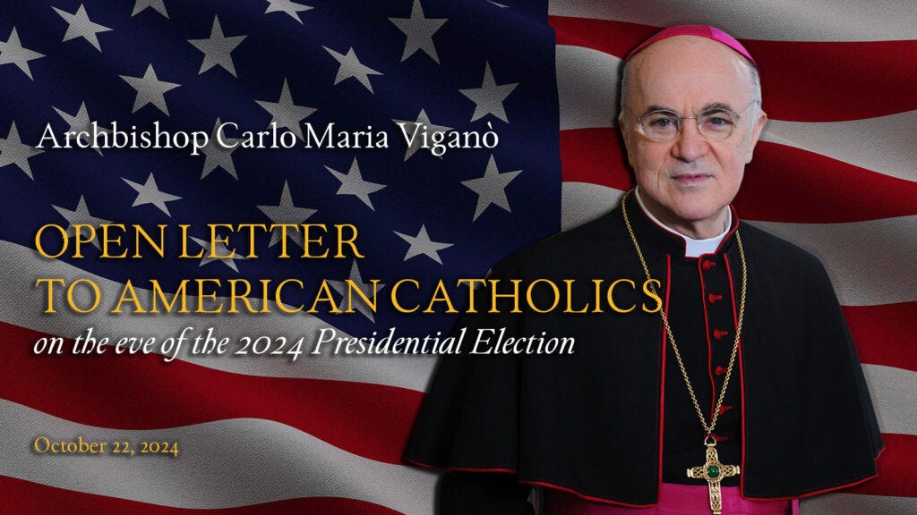 Archbishop Carlo Maria Viganò Against Satanism! Dispatches Open Letter ...