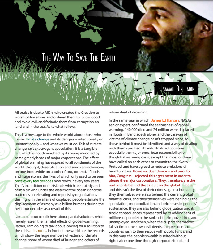 Short Take: Bin Laden was a ShitLib - by Kulak