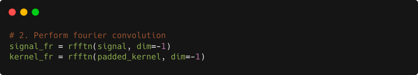 Fourier Convolutions in PyTorch - Frank Odom | Substack