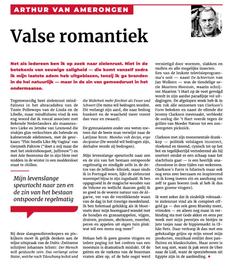 Column! - by Arthur van Amerongen - Arthur’s Substack