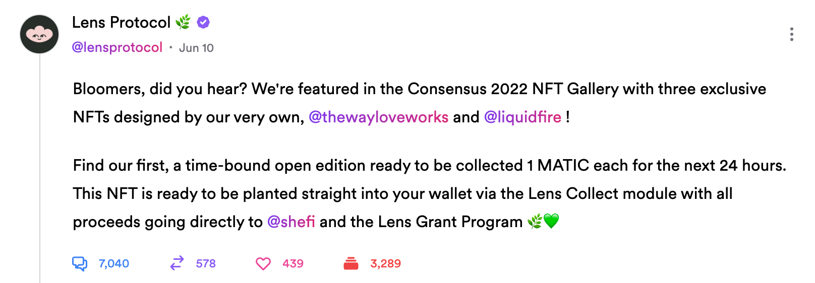 Lensterで狙う！LensProtocolトークン給付金戦略【FTXも注目】