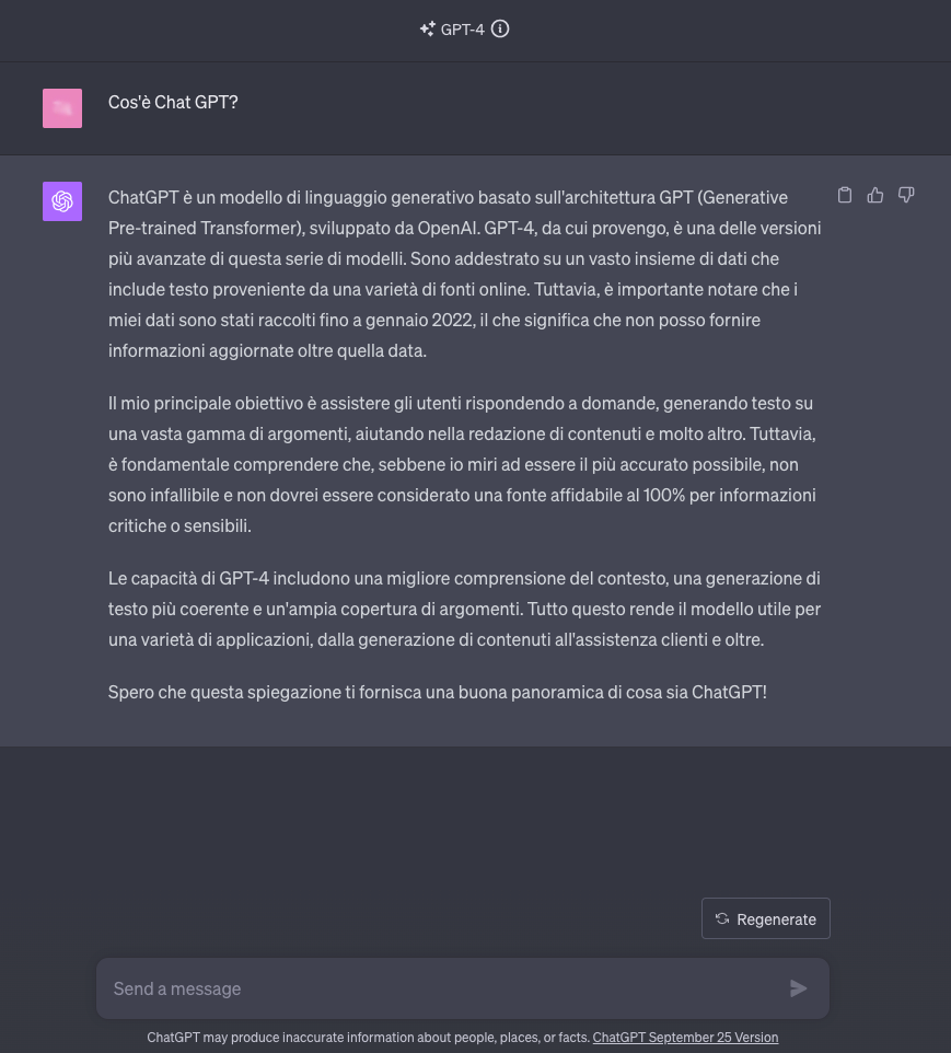 Chat GPT e l’intelligenza artificiale