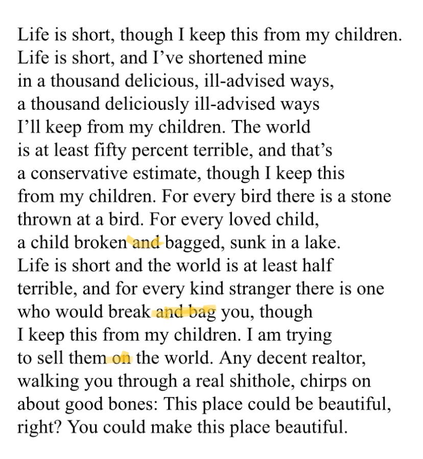 Sparks & Starts: "Good Bones"