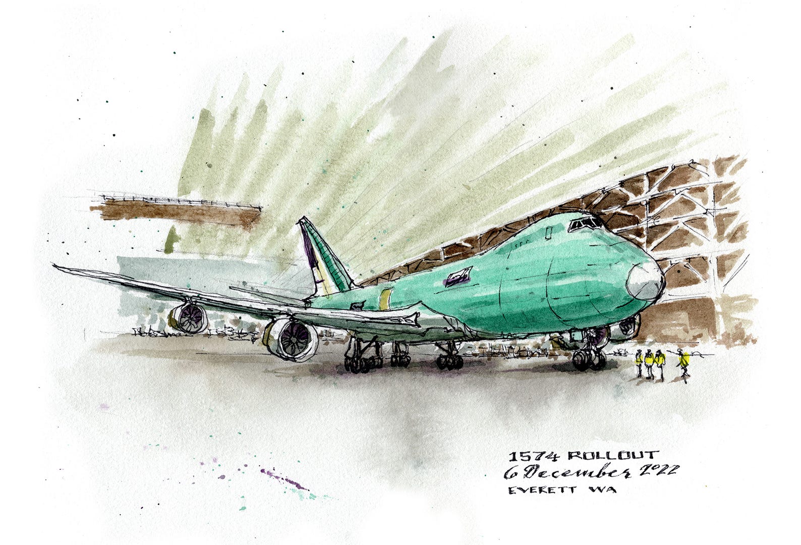 Farewell to the Boeing 747 - by Jeff Barlow - On the Spot