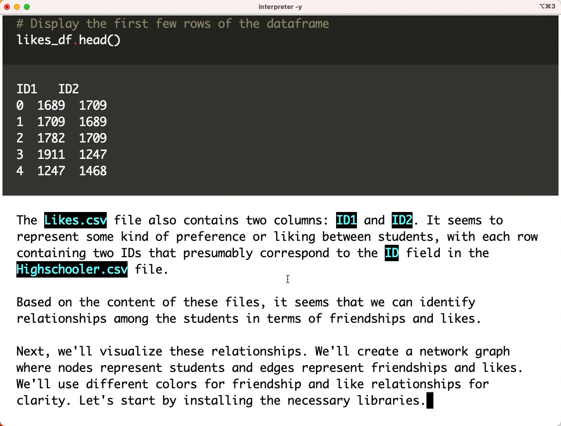 如何用 Open Interpreter 帮你自动做数据可视化？ - by Wang Shuyi